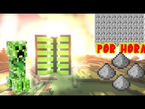 Granja de CREEPERS (POLVORA) 1.20 - 1.20.1 fácil [+10,000 P/H]💚🖤💚🖤