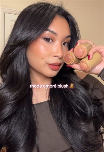 toasted teddy salty tan freckle = warm sunset blush combo 🧸🌞 @rhode skin #rhode #pocketblush #blushcombo #jenikkafn #blushtrend