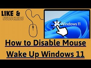 How to Disable Mouse Wake Up Windows 11