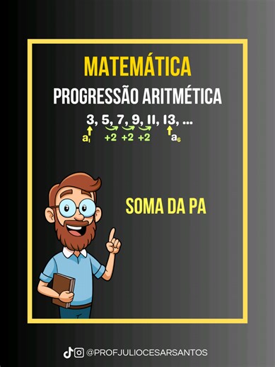 Bizu de Matemática: Somando Progressão Aritmética
