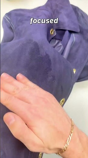 Cleaning Suede Entirely By Hand - How It's Done #drycleaning #genuineleather #laundry