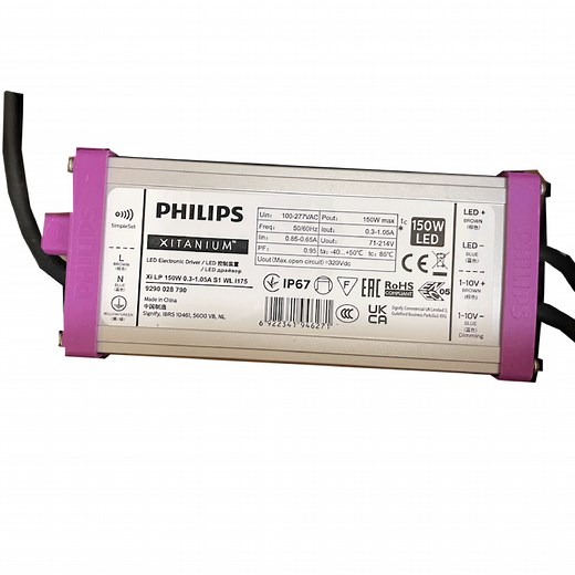 [Hot Item] Xitanium Xi Lp 150W 0.3-1.05A S1wl 1175 150W Outdoor IP67 Waterproof Dimmable 1-10V Constant Current LED Driver