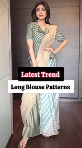 19K views · 121 reactions | Latest trend  Long blouse patterns  Comment below  hv you ever tried any with your saree..?? #longblouse #koti #kotiblouse #longblouses #longkoti #blousepatterns #blousedesigns #decentblouse #soberblouse #blouseneckdesigns #longblousespecialist #fashion_fitness_by_dimpy #fashiontips #dailyfashion #latestblousedesigns | Preeti Jain | Facebook