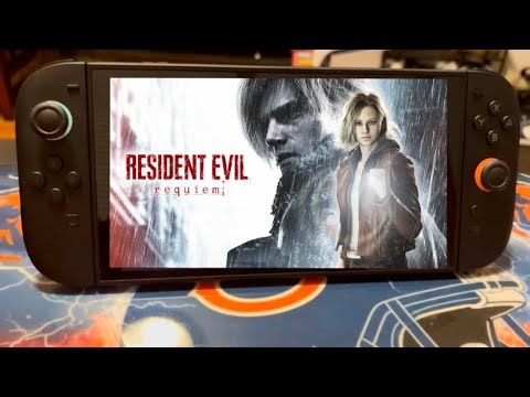 Resident Evil Requiem Switch 2 Handheld Screen Gameplay!