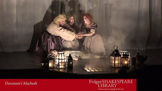 This week, we’re summoning the Witches from our 2018 production of "Davenant's Macbeth." Directed by Robert Richmond, this Restoration-era adaptation blended Shakespeare's text with music, here performed by Folger Consort. For more about the production, including Music Director Robert Eisenstein's notes on this historic score, visit the Folger Spotlight blog at: spotlight.folger.edu. | Folger Theatre