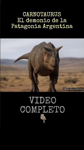 CARNOTAURUS - The Prehistoric Demon of Argentine Patagonia #carnotaurus #dinosaurs #patagonia