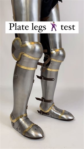 13K views · 660 reactions | Testing plate legs  #knight #steelarmor #platearmor #steelmastery | Steel Mastery | Facebook