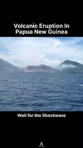 Volcano eruption shockwave in Papa New Guinea. #geology #science #papanewguinea #volcano #eruption #shockwave #powerful #earth #nature #planet | Geology Science Official
