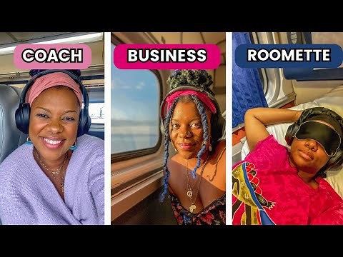 Amtrak classes 101 🚂 | Coach vs. business vs. sleeper car/roomette review