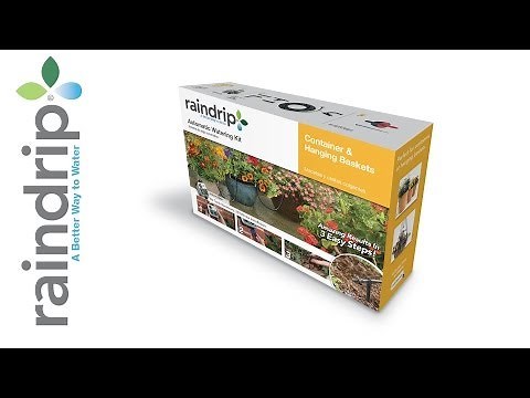 What's the best drip irrigation system to water my containers and hanging baskets?