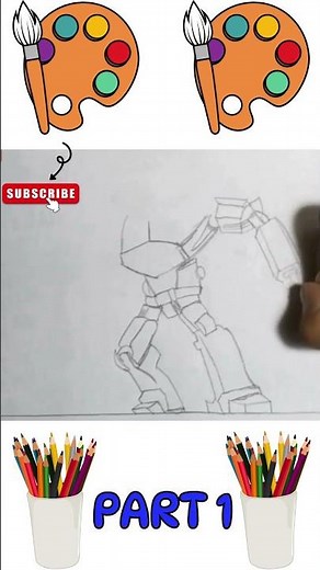 Shockwave Transformer Drawing – Step-by-Step Robot Art Tutorial!
