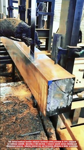 Best Innovation Vertical Bandsaw Machine for Hardwood 450mm/hour