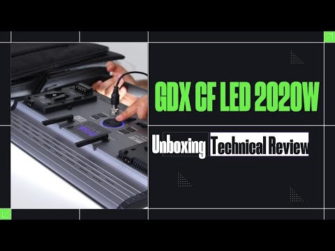 GDX CF LED 2020W Professional LED Panel: Unboxing & Technical Review 📸