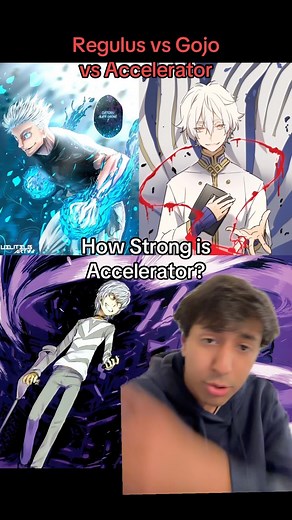 Advik Paharia on Instagram: "Explaining how strong Accelerator is and his abilities. Who would win between the 3 immovable objects?: Accelerator (ToAru) vs Regulus (Re:Zero) vs Gojo (Jujutsu Kaisen) #toarumajutsunoindex #acertainmagicalindex #toaru #lotm #rezero #tbate #orv #mushokutensei #anime #lightnovel #jjk #isekai"