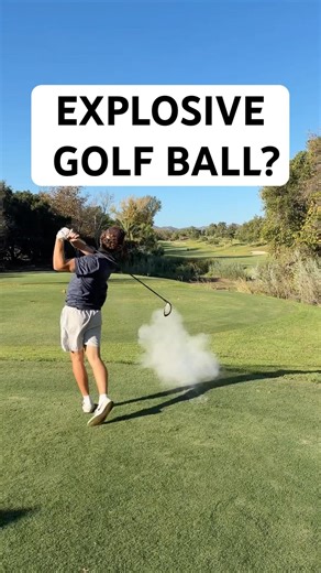 Exploding golf ball?🤯