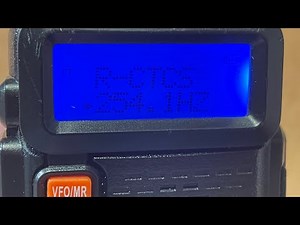 Baofeng Basics - Baofeng UV-5R CTCSS (PL) Tone Scan Function Menu Setting 11 - R-CTCS