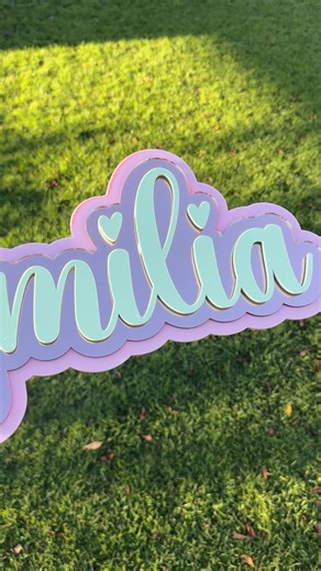 1.2 Metre Acrylic Name Sign for Your Home