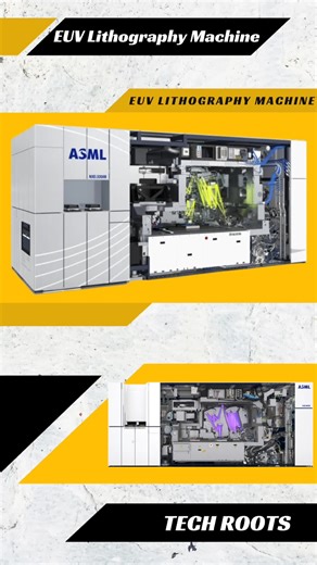 EUV Lithography Machines: The Most Complex Machines Ever Built. . #EUVLithography #Semiconductor #ChipManufacturing #ASML #nanotechnology