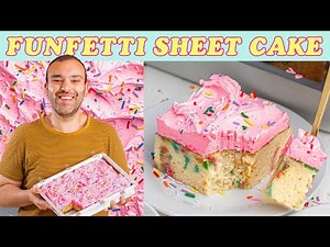 Funfetti Sheet Cake! - The Scran Line