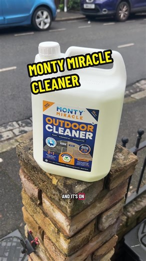 Quick and Easy Patio Cleaning with Monty Miracle Cleaner