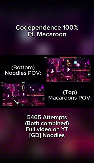 Can’t believe we did it lol it was so hard #geometrydash #extremedemon #fyp