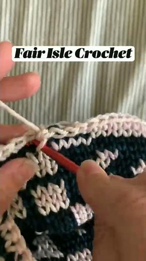 fair isle crochet #fairisle