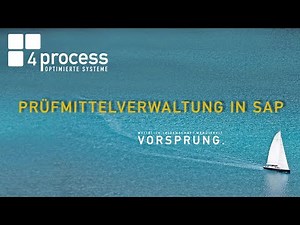 4process AG – Prüfmittelverwaltung in SAP