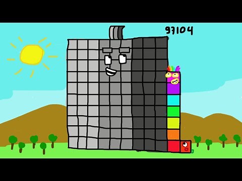A 97104 of Numberblocks Fanmade from Subscriber - Numberblock fanmade coloring story