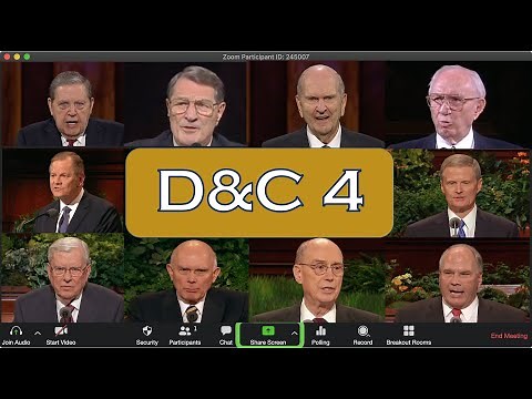 EPIC: LDS Prophets and Apostles Throw Down Doctrine and Covenants 4