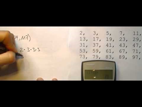 ggT mit Primfaktorzerlegung