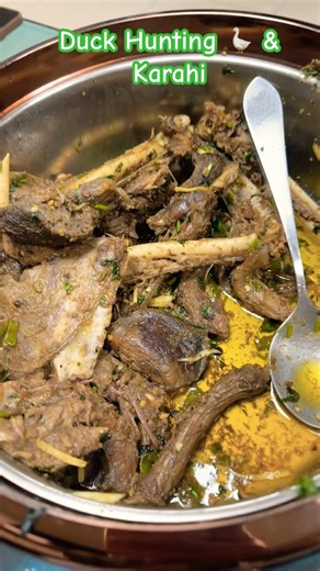 Ramzan Wild Duck Hunt & Cooking | Karahi #Shorts