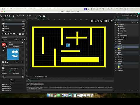 GameMaker Studio 2 - Create basic collisions with a wall / maze - Drag and Drop / Visual GML [DND]