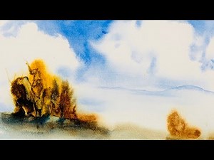 Easy Watercolour Landscape - Tutorial 5
