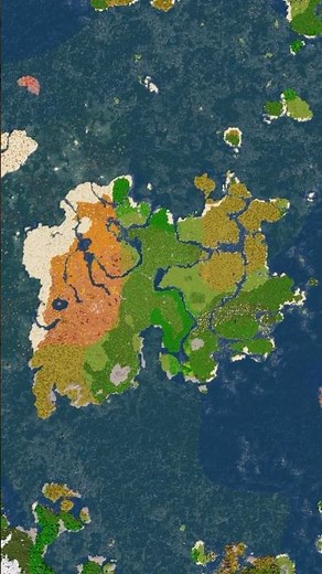 Incredible Minecraft Continent Island Seed With Lots of Biomes and Villages!