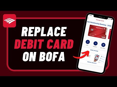 Bank of America - How to Replace Debit Card If Lost or Stolen !