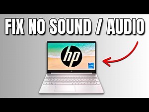 No Sound / Audio on HP Laptop & PC - HOW TO FIX