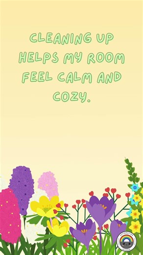 🌸 Spring Break Affirmations for Kids | Positive Thinking & Fun Spring Cleaning Motivation 🌈