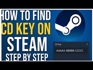 How to find CD key on Steam