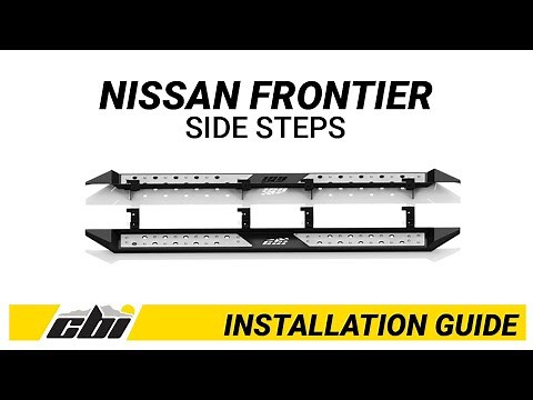 3rd Gen Nissan Frontier Side Steps 2022
