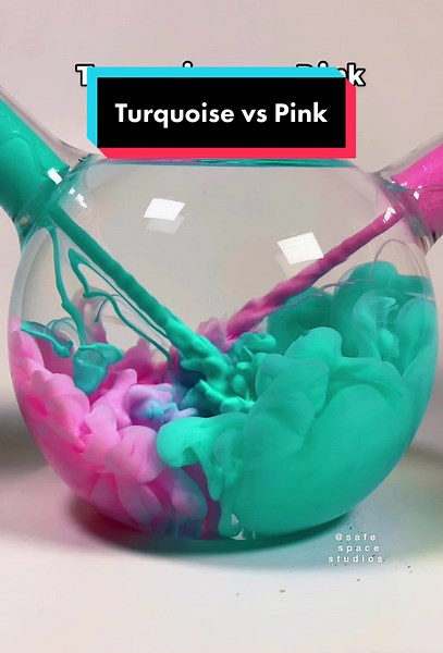 Turquoise and Pink Mix: Can You Guess the Result?