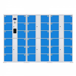 [Hot Item] Customized Multi Door Parcel Storage Cabinet Qr Barcode Intelligent Smart Staff Lockers Cabinet for Cabinet