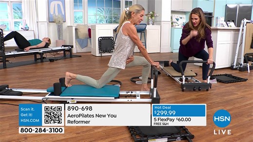 You are watching AeroPilates Home Studio on HSN.💙📺 Shop the show here: https://bit.ly/HSNRecentlyAired Catch up on the shows you missed and discover where shopping comes alive on the QVC & HSN Streaming Service: https://bit.ly/HSNplus | HSN