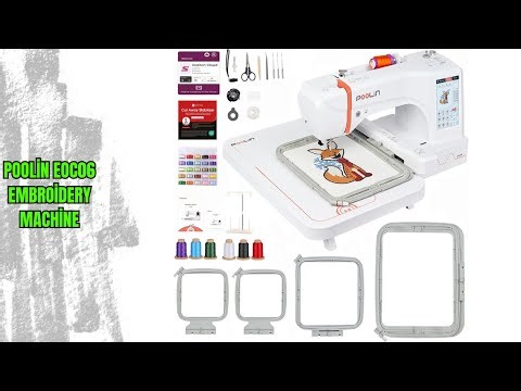 Poolin EOC06 Embroidery Machine - Beginner-Friendly System + Advanced Customization
