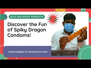 Spiky Silicone Reusable Condoms for Men | Safe Intimacy & Pleasure Awareness Health Wellness Product