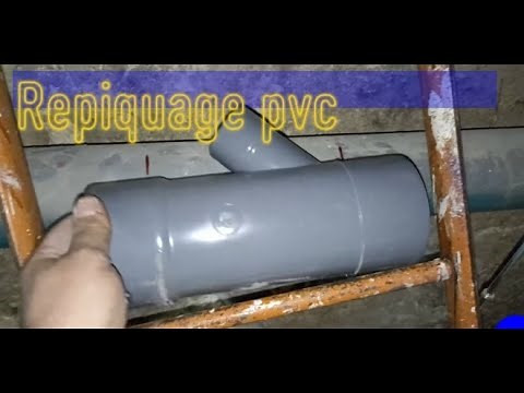 Ajouter un raccord pvc sur du 100.