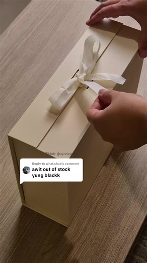 Back in Stock: Colorful & Size Variations of Gift Boxes