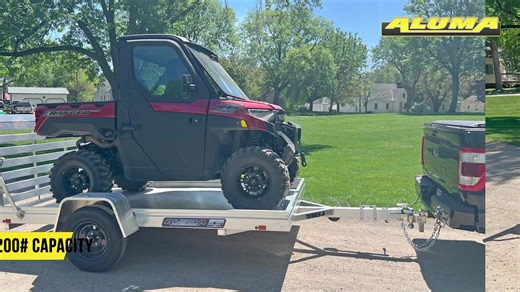 The Aluma 7810ESA utility trailer is a value based trailer with all...