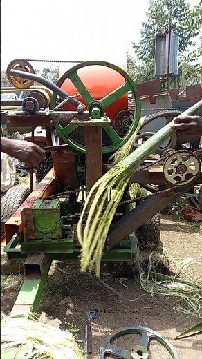 semi automated sisal decorticator machine
