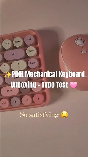 [Type Test at the End] Unboxing PINK Perixx PERIDUO-713 Keyboard & Mouse ASMR Typing Test