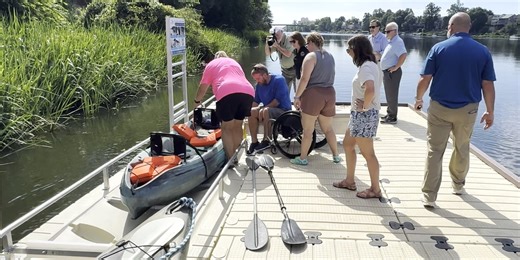 North Augusta cuts ribbon on adaptive kayak ramp, parking